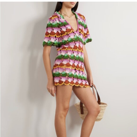 FARM Rio | Dresses | Farm Rio Crochet Mini Dress | Poshmark